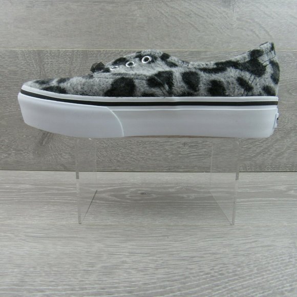 Vans | Shoes | Vans Authentic Platform Fuzzy Snow Leopard Sneaker ...